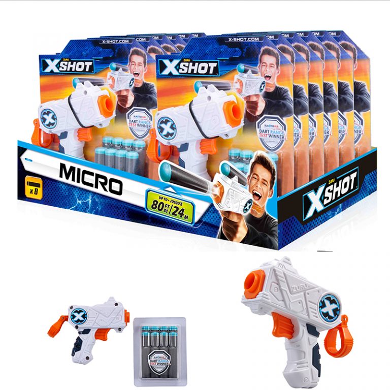 X-Shot Micro Dart Blaster – Box of 12 – Product & Merchandising Options